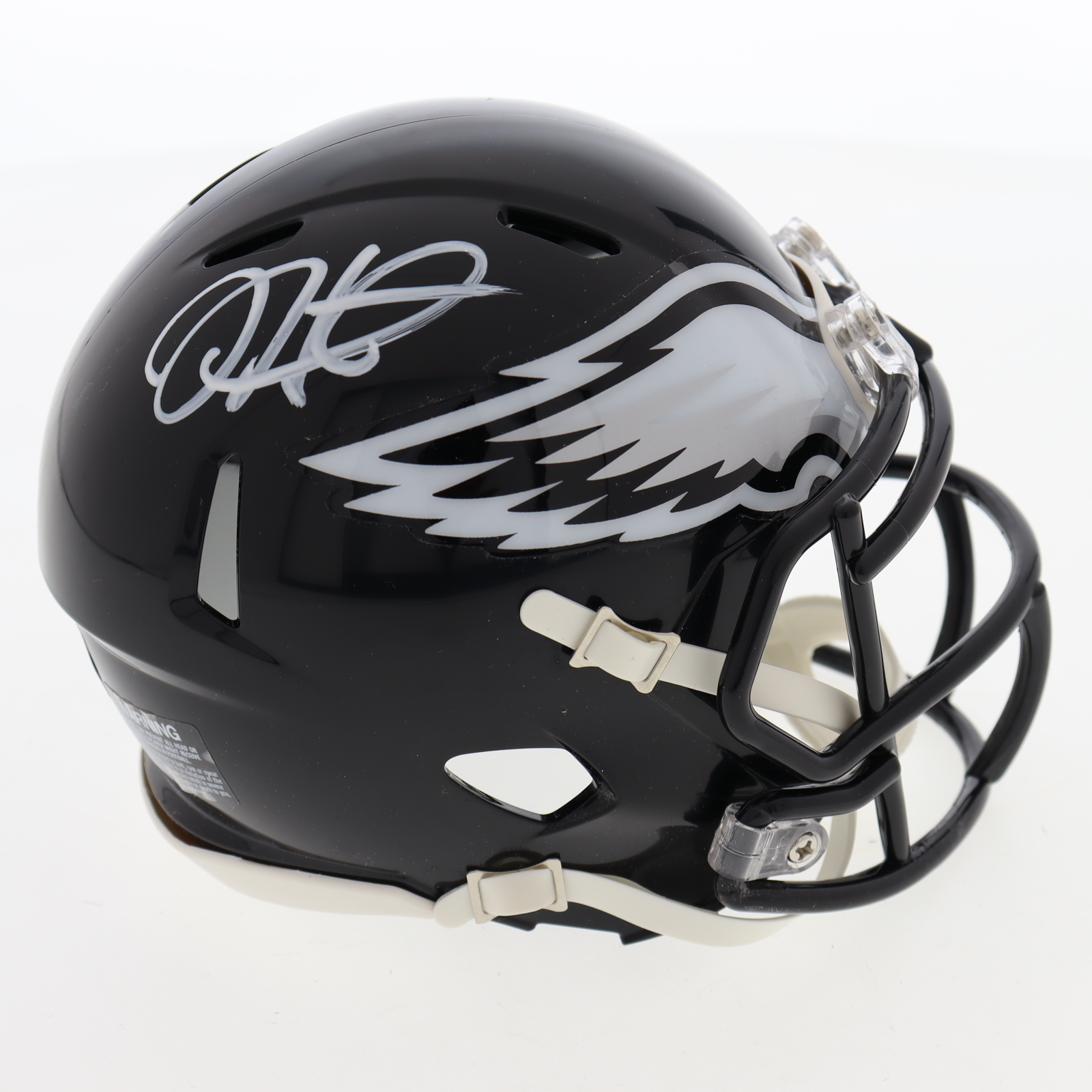 Jalen Hurts Signed Eagles Speed Mini Helmet (Beckett & Hurts ...