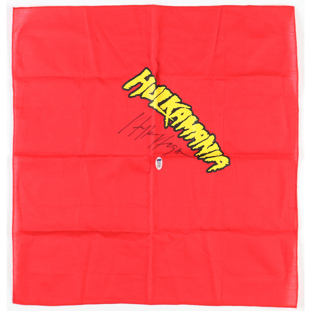 Hulk Hogan Signed "Hulkamania" Bandana (Beckett) | Pristine Auction