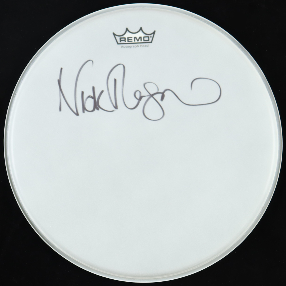 Nick Mason Signed 10" Remo Drumhead (Beckett) | Pristine Auction