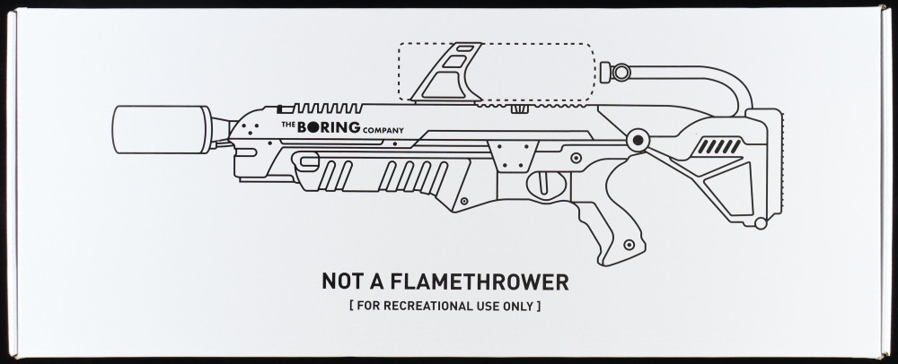 The Boring Company "Not A Flamethrower" With Original Box and Manual ...