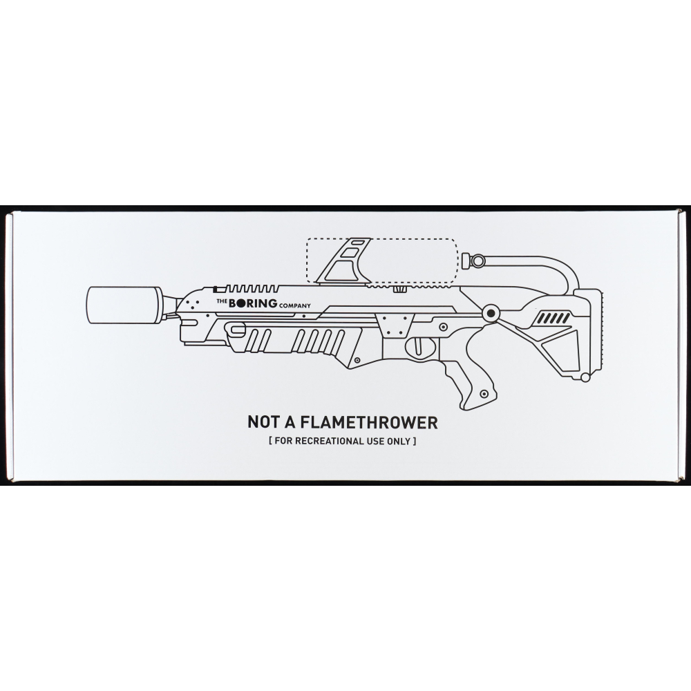 The Boring Company "Not A Flamethrower" With Original Box and Manual ...