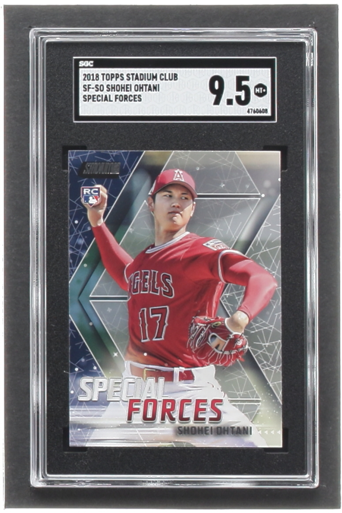 Shohei Ohtani 2018 Stadium Club Special Forces #SFSO RC (SGC 9.5 ...