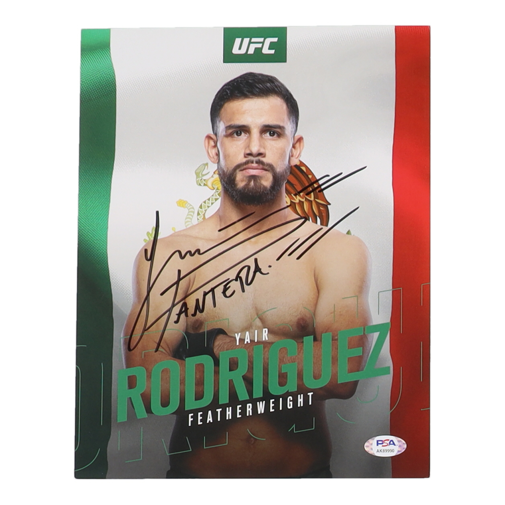 Yair Rodriguez Signed UFC 8x10 Photo Inscribed "Pantera!" (PSA ...