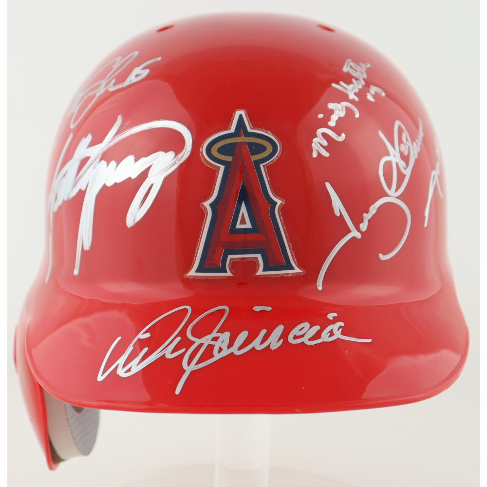 2002 Angels Full-Size Batting Helmet Signed By (7) With Mike Scioscia ...