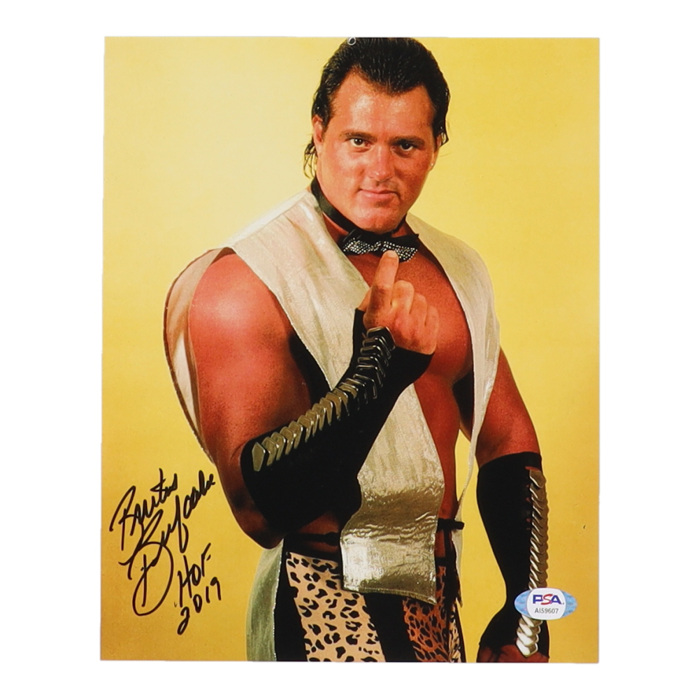 Brutus Beefcake Signed WWE 8x10 Photo (PSA) | Pristine Auction
