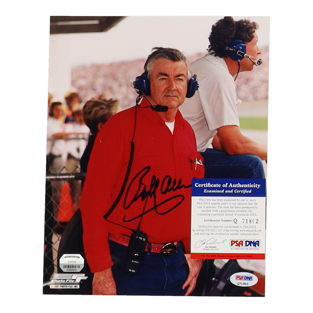 Bobby Allison Signed NASCAR 8x10 Photo (PSA & Mounted Memories ...