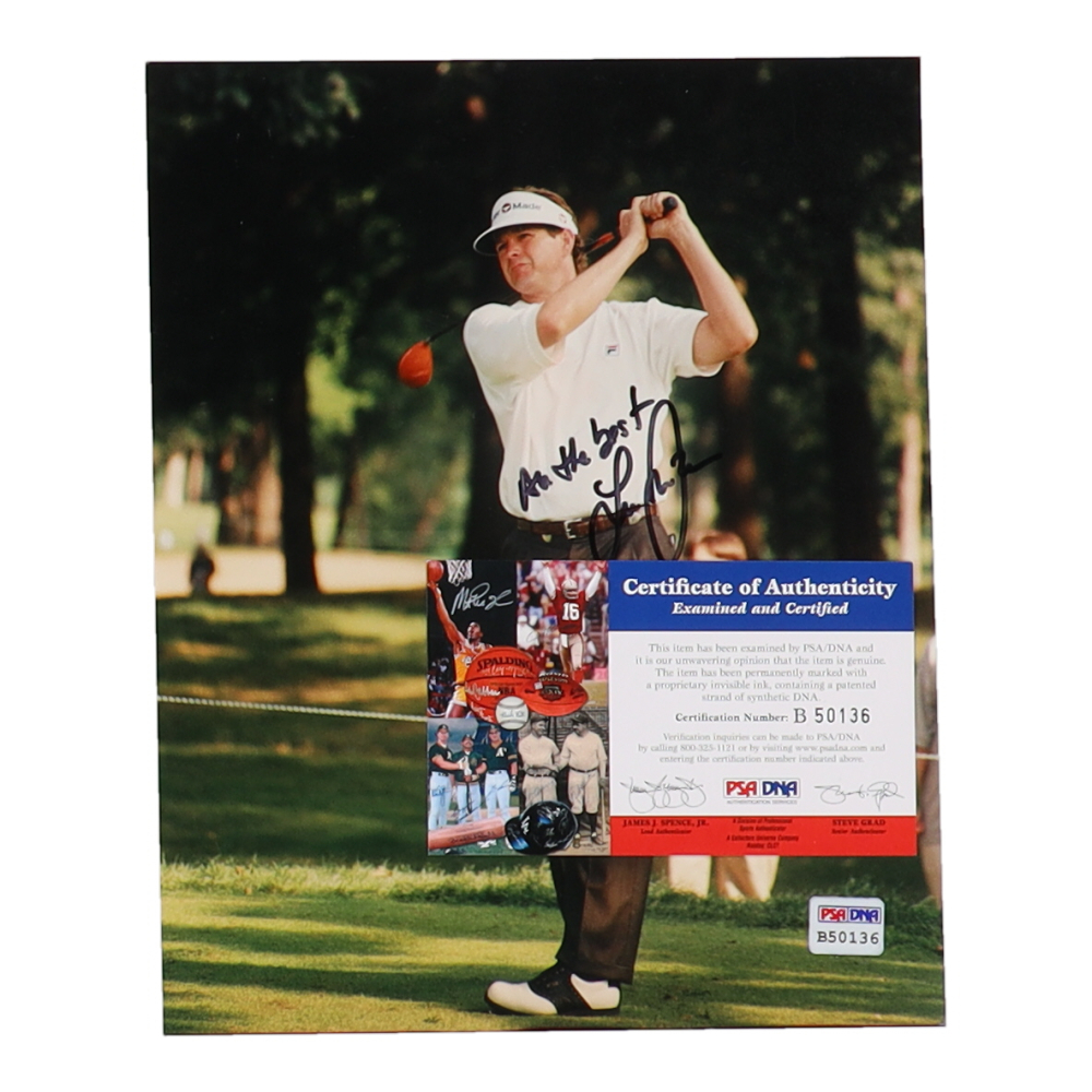 Lee Janzen Signed 8x10 Photo Inscribed "All The Best" (PSA) | Pristine ...