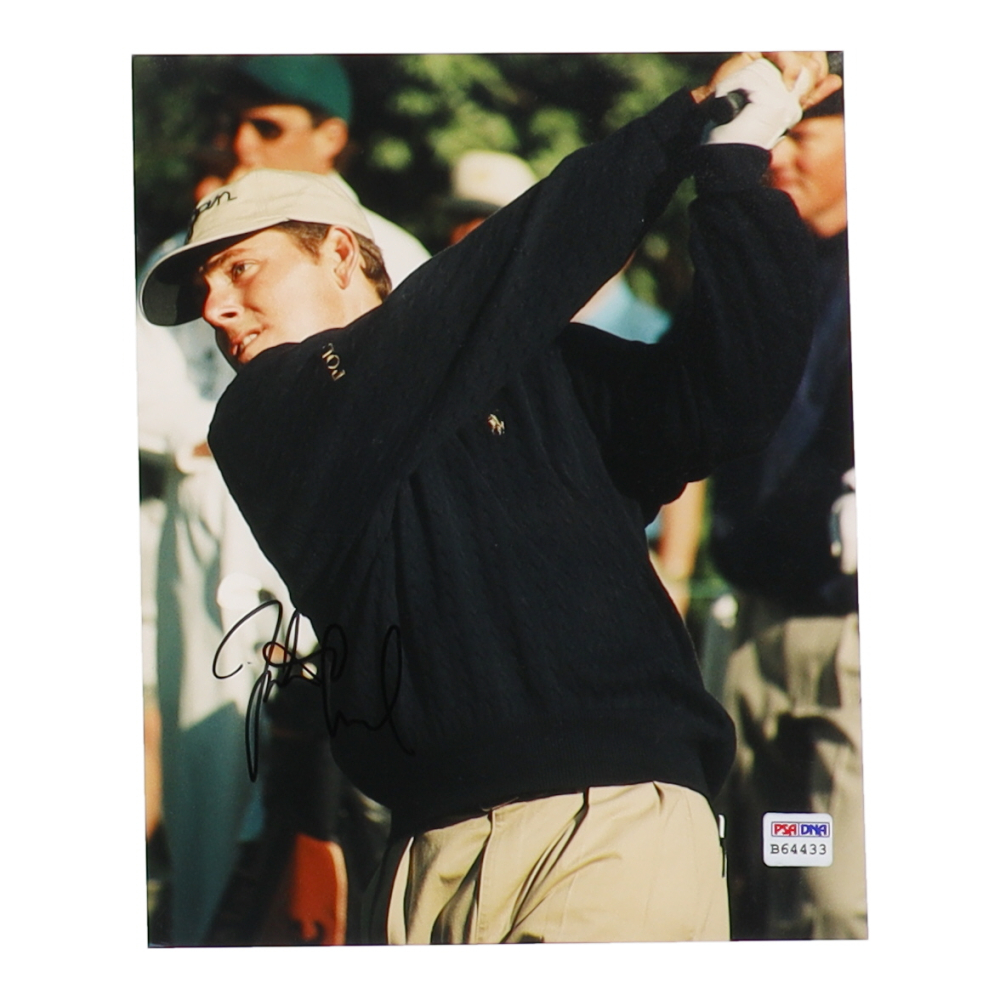 Justin Leonard Signed 8x10 Photo (PSA) | Pristine Auction