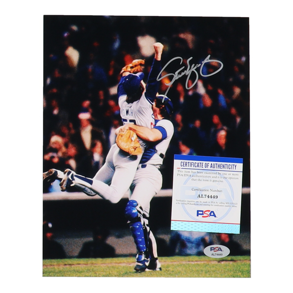 Steve Yeager Signed Dodgers 8x10 Photo (PSA) | Pristine Auction