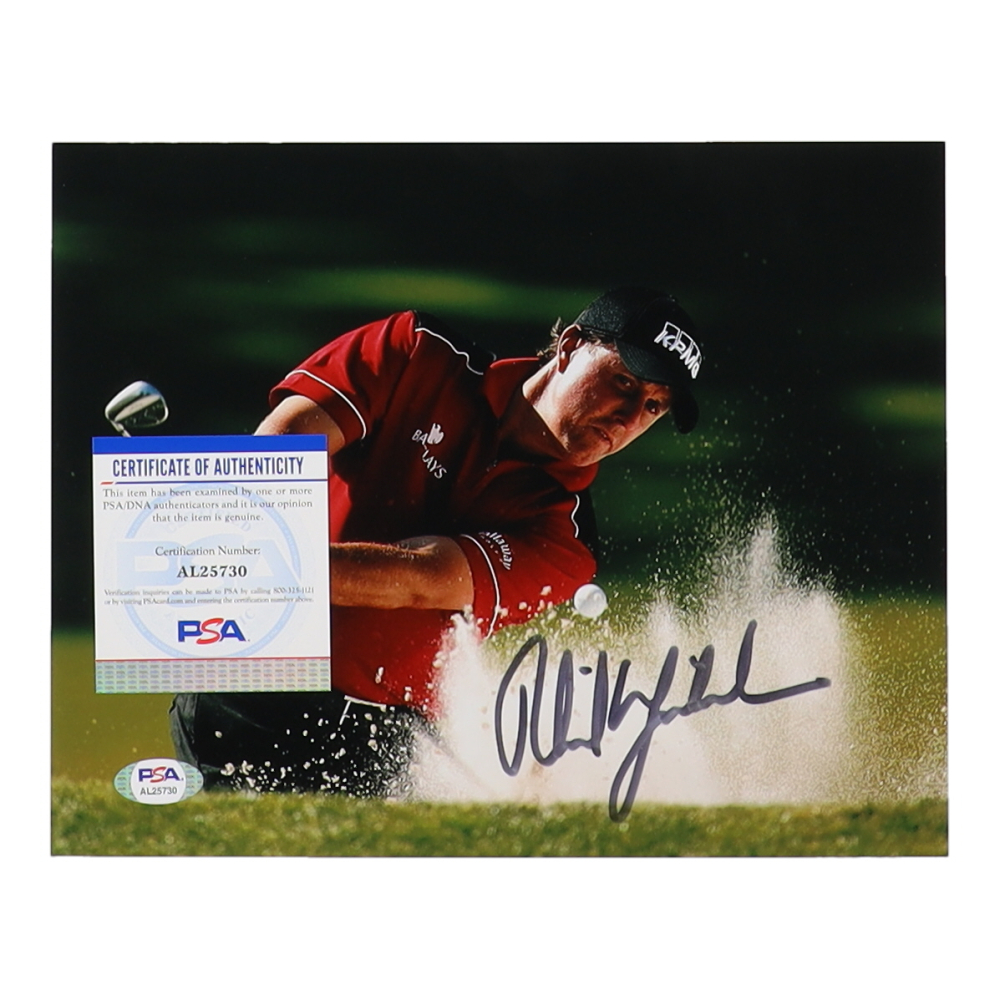 Phil Mickelson Signed 8x10 Photo (PSA) | Pristine Auction