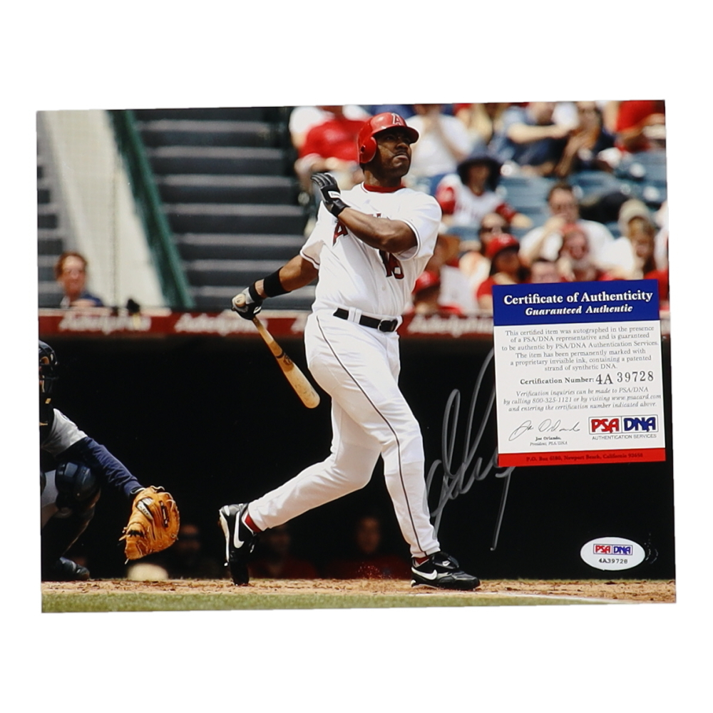 Garret Anderson Signed Angels 8x10 Photo (PSA) | Pristine Auction