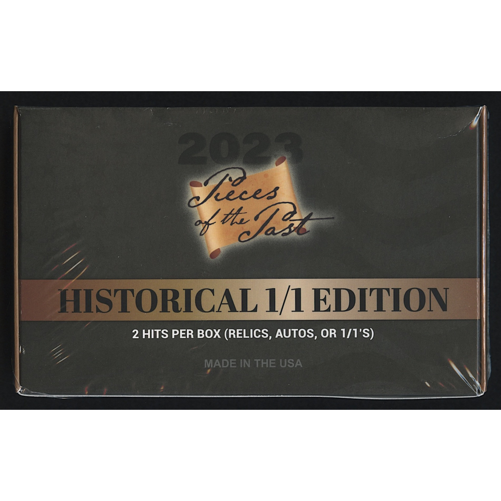 2023 Super Break Pieces of the Past Historical 1/1 Edition Box | Pristine Auction