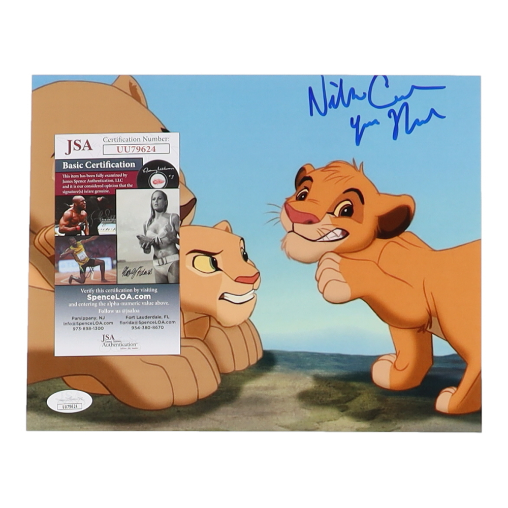 Niketa Calame Signed "The Lion King" 8x10 Photo Inscribed "Young Nala ...