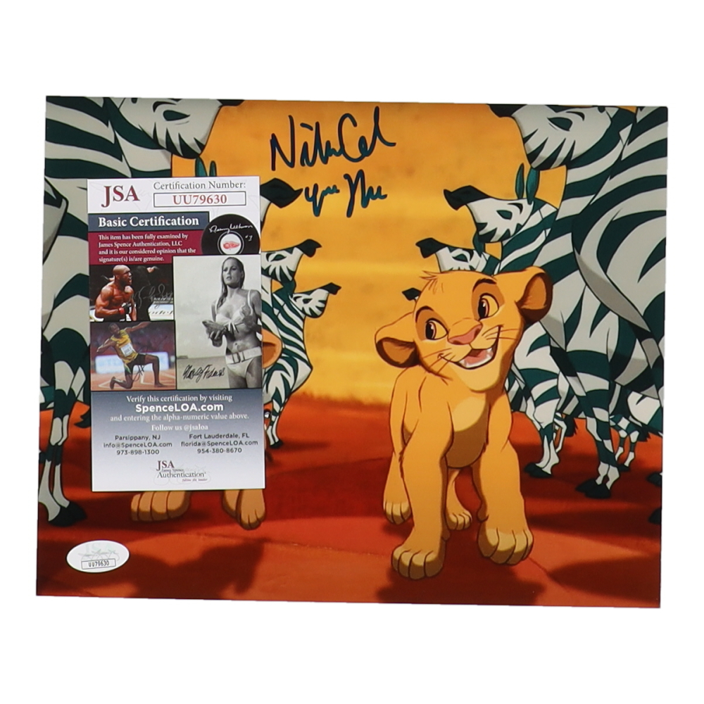 Niketa Calame Signed "The Lion King" 8x10 Photo Inscribed "Young Nala ...