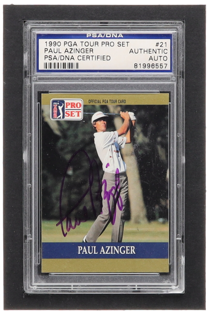 Paul Azinger Signed 1990 Pro Set #21 RC (PSA) | Pristine Auction