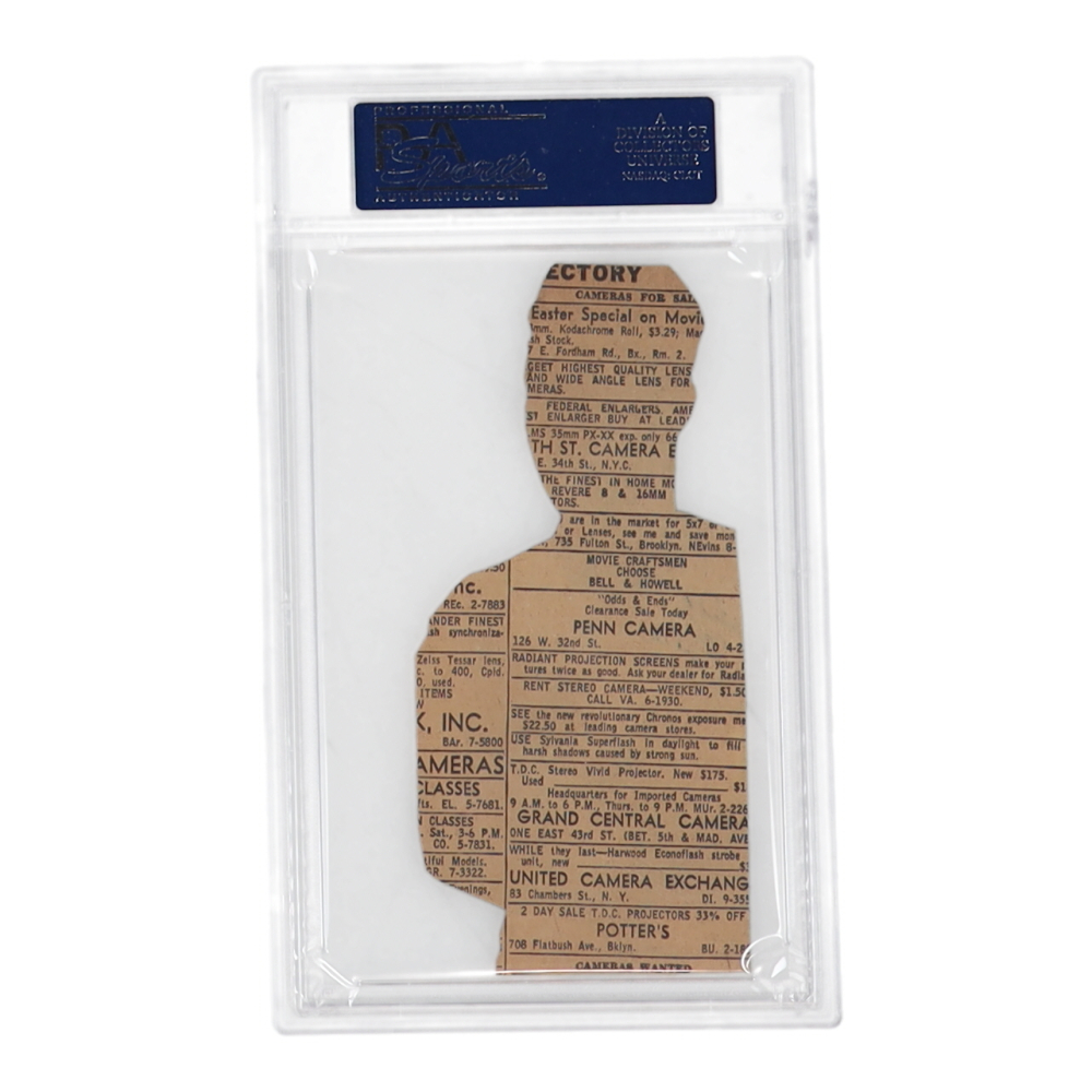 Bing Miller Signed Yankees Cut (PSA) | Pristine Auction