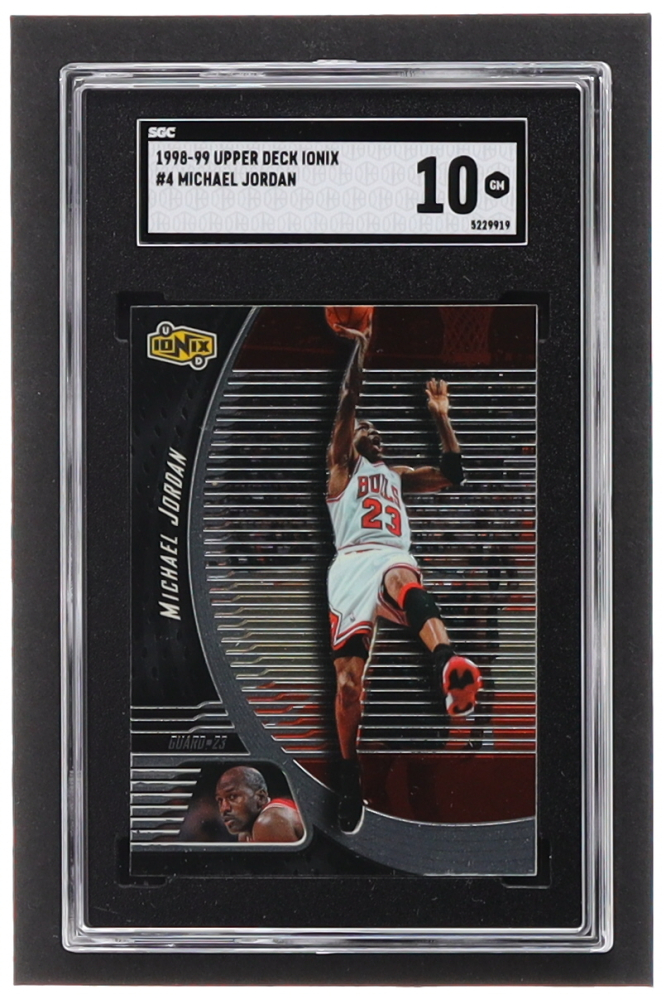 Michael Jordan 1998-99 UD Ionix #4 (SGC 10) | Pristine Auction