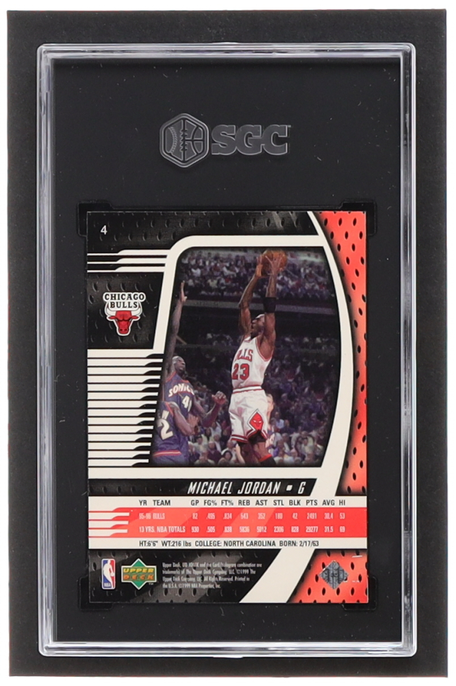 Michael Jordan 1998-99 UD Ionix #4 (SGC 10) | Pristine Auction
