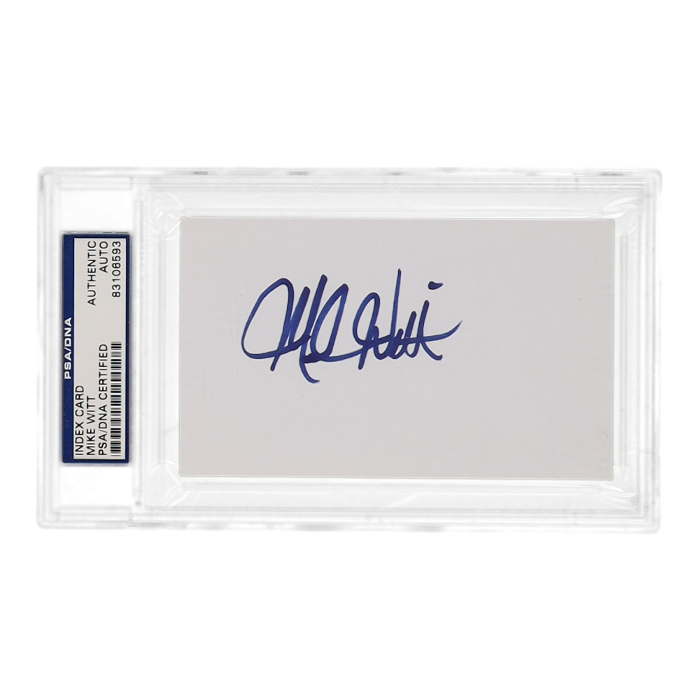Mike Witt Signed Cut (PSA) | Pristine Auction