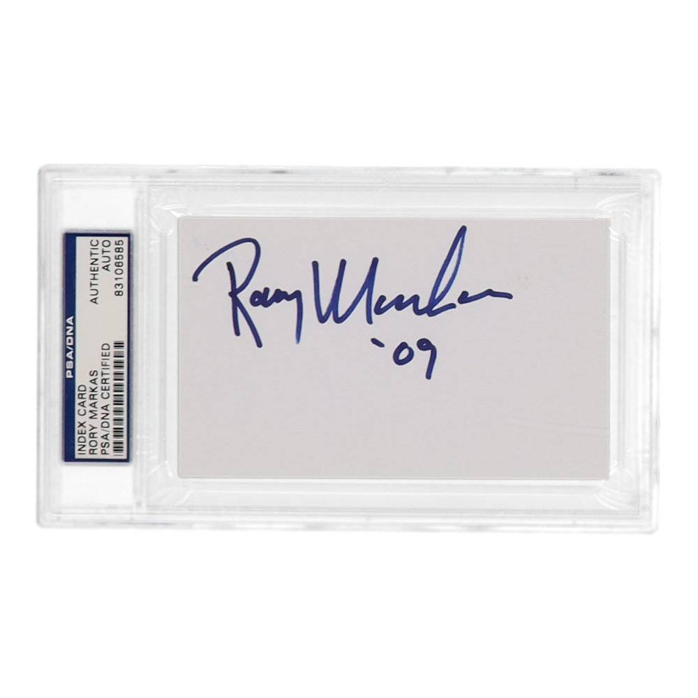 Rory Markas Signed Cut Inscribed "'09" (PSA) | Pristine Auction
