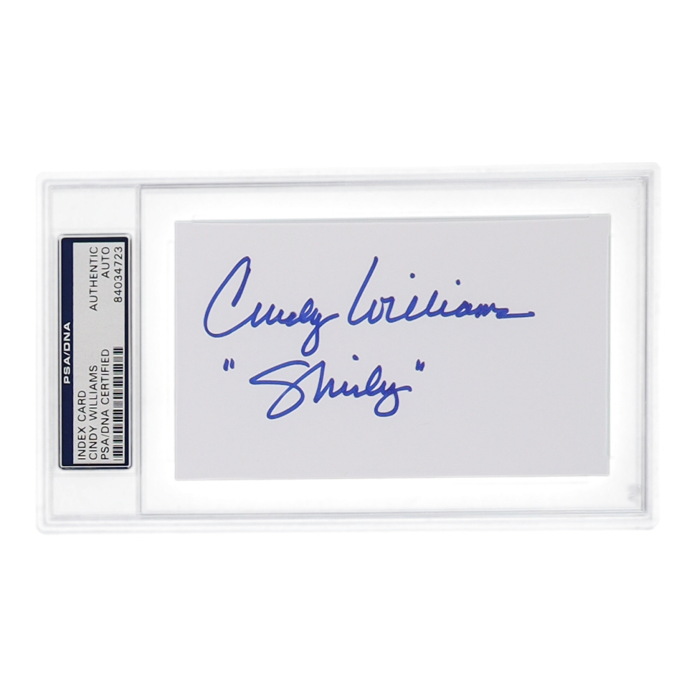 Cindy Williams Signed Cut Inscribed "Shirley" (PSA) | Pristine Auction