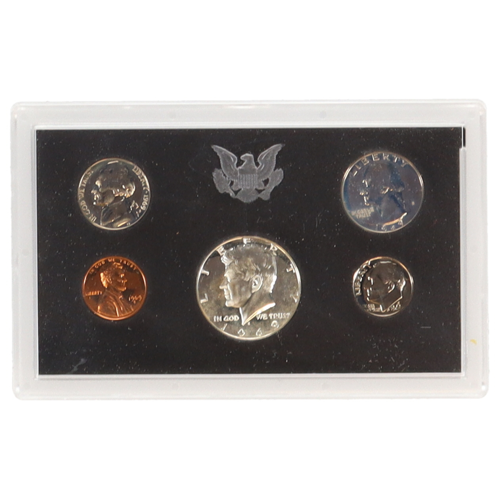 1969-S United States Mint Proof Set with (5) Coins | Pristine Auction