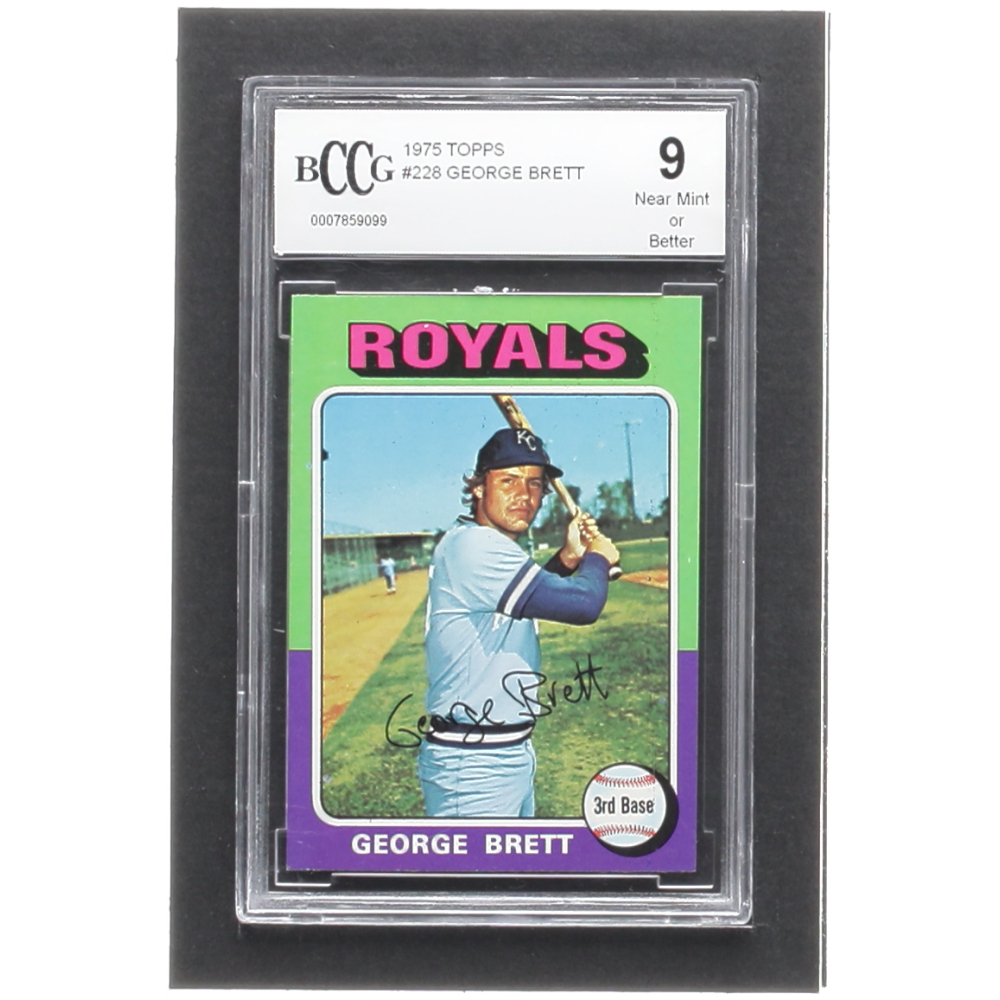 George Brett 1975 Topps #228 RC (BCCG 9) | Pristine Auction