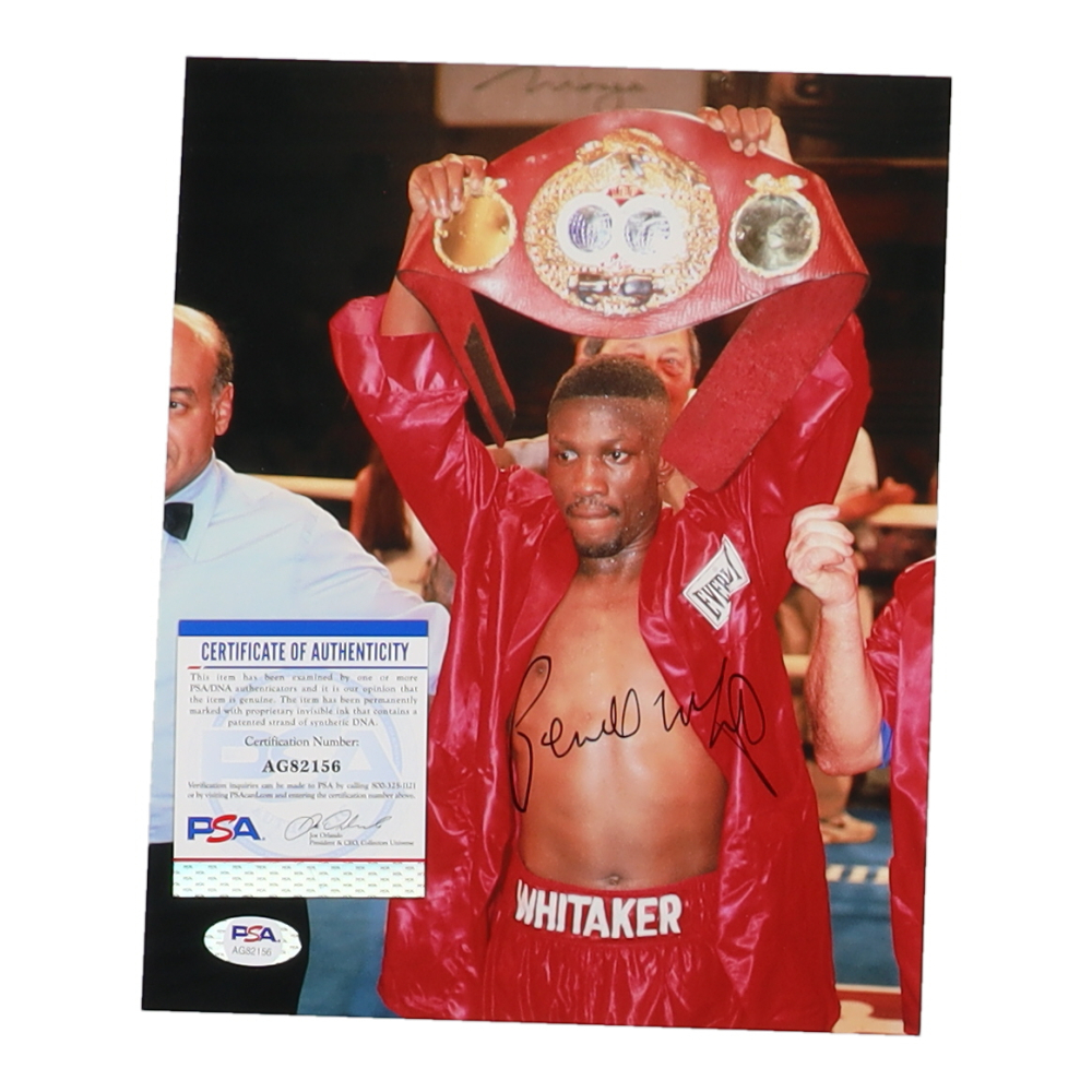Pernell Whitaker Signed 8x10 Photo (PSA) | Pristine Auction