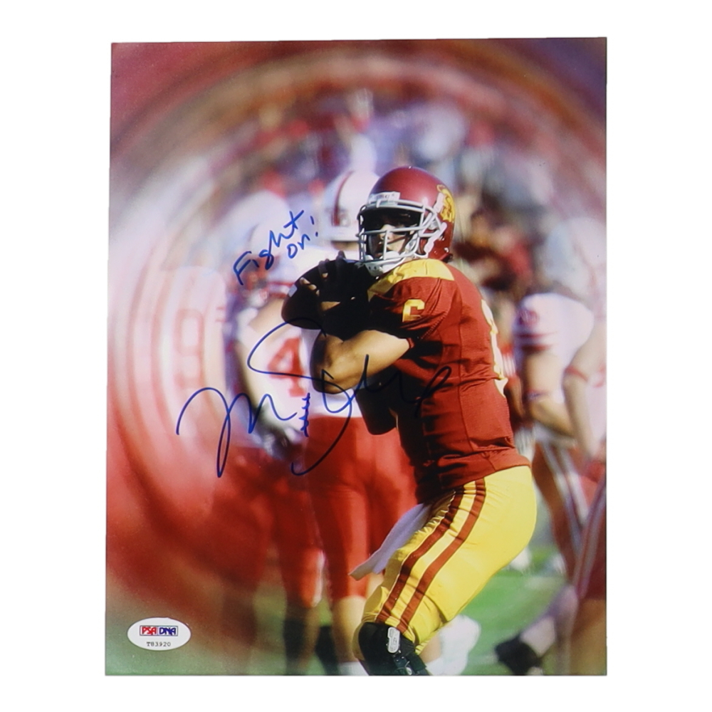 Mark Sanchez Signed USC Trojans 8x10 Photo Inscribed "Fight On!" (PSA ...