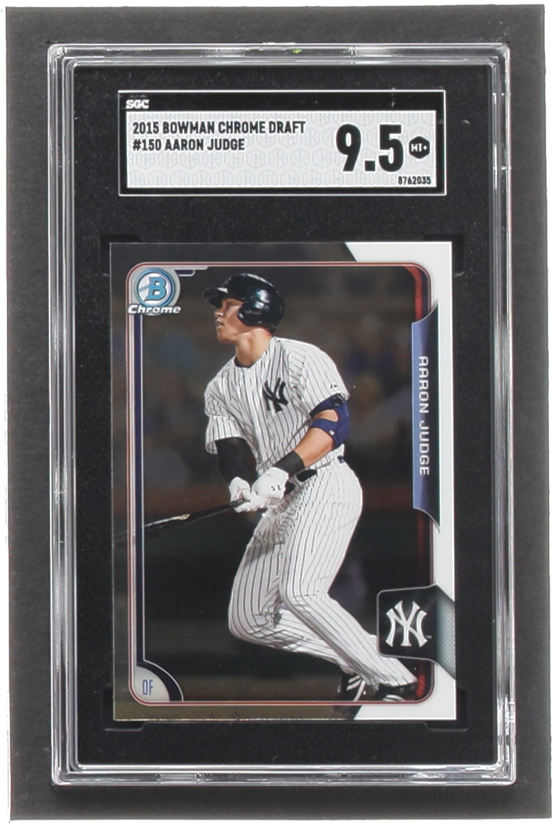 Aaron Judge 2015 Bowman Chrome Draft #150 RC (SGC 9.5) | Pristine Auction