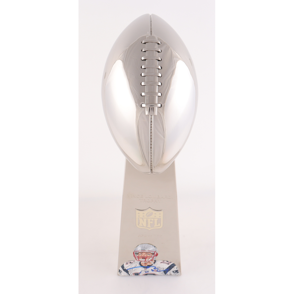 Tom Brady Signed Full-Size Replica Lombardi Trophy with Original ...