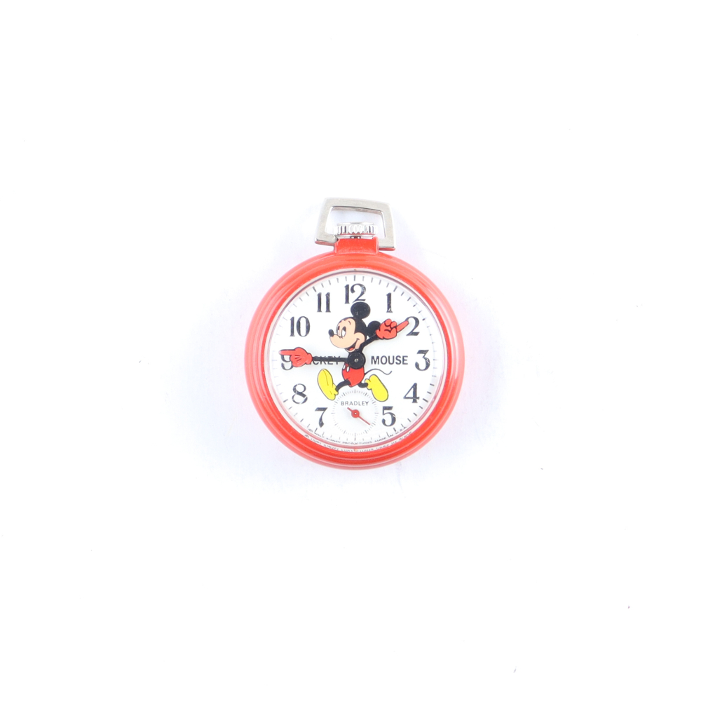 Walt Disney Mickey Mouse Pocket Watch With Original Disney Box ...