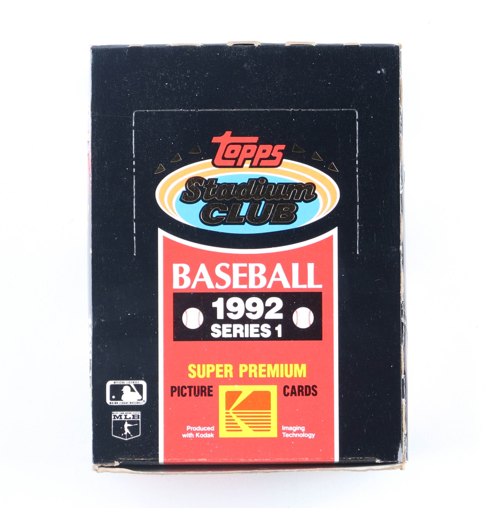 1992 Topps Stadium Club Series 1 Baseball Hobby Box with (36) Packs | Pristine Auction