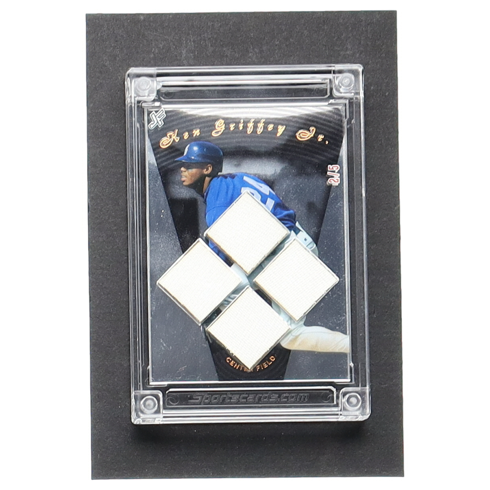Ken Griffey Jr. 2022 Jersey Fusion Quad Player Worn Material #KGJ97 #2/ ...