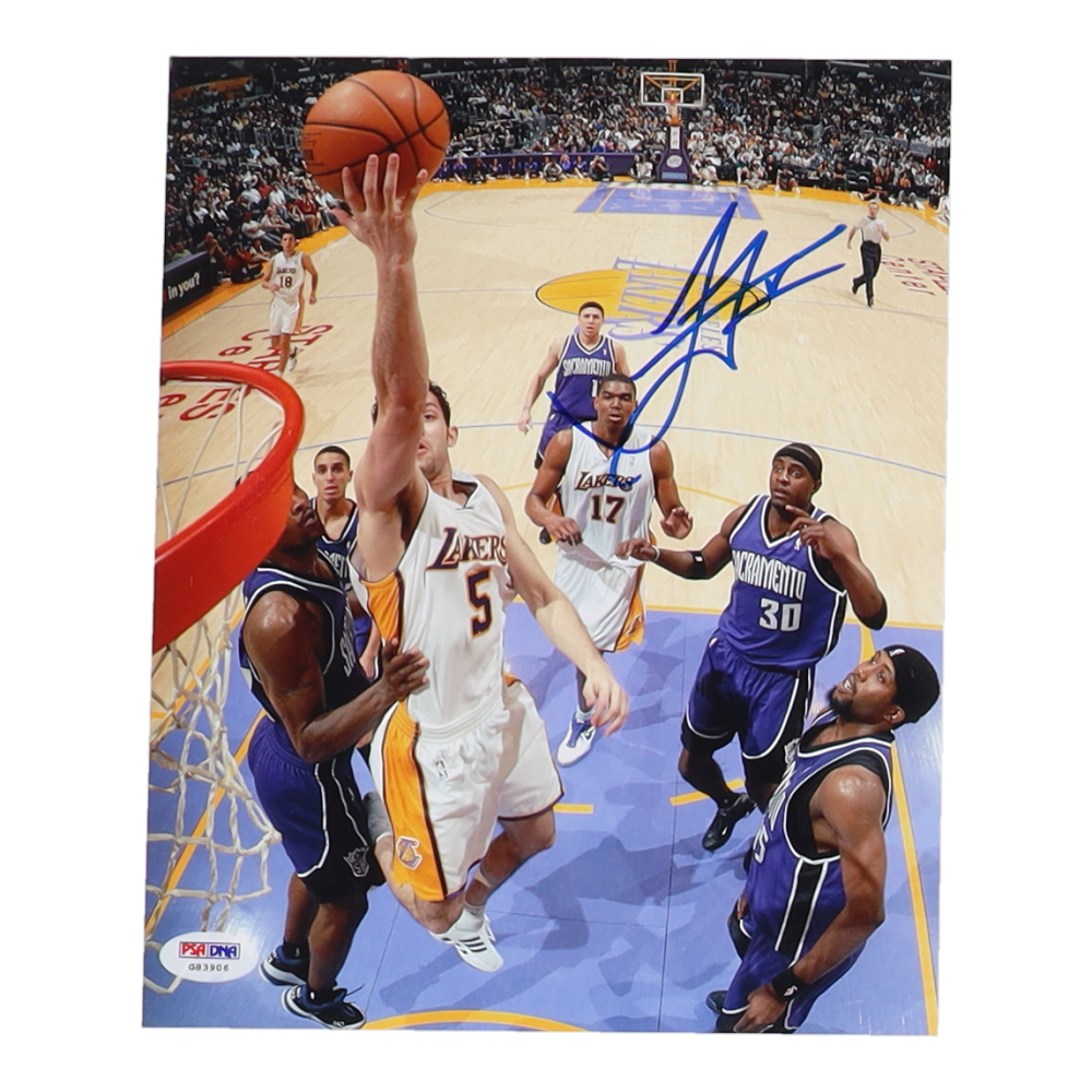Jordan Farmar Signed Lakers 8x10 Photo (PSA) | Pristine Auction