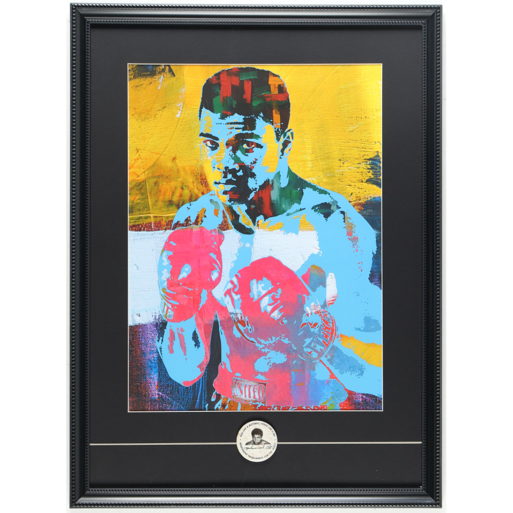 Muhammad Ali Custom Framed Modern Art Print Display with Original ...