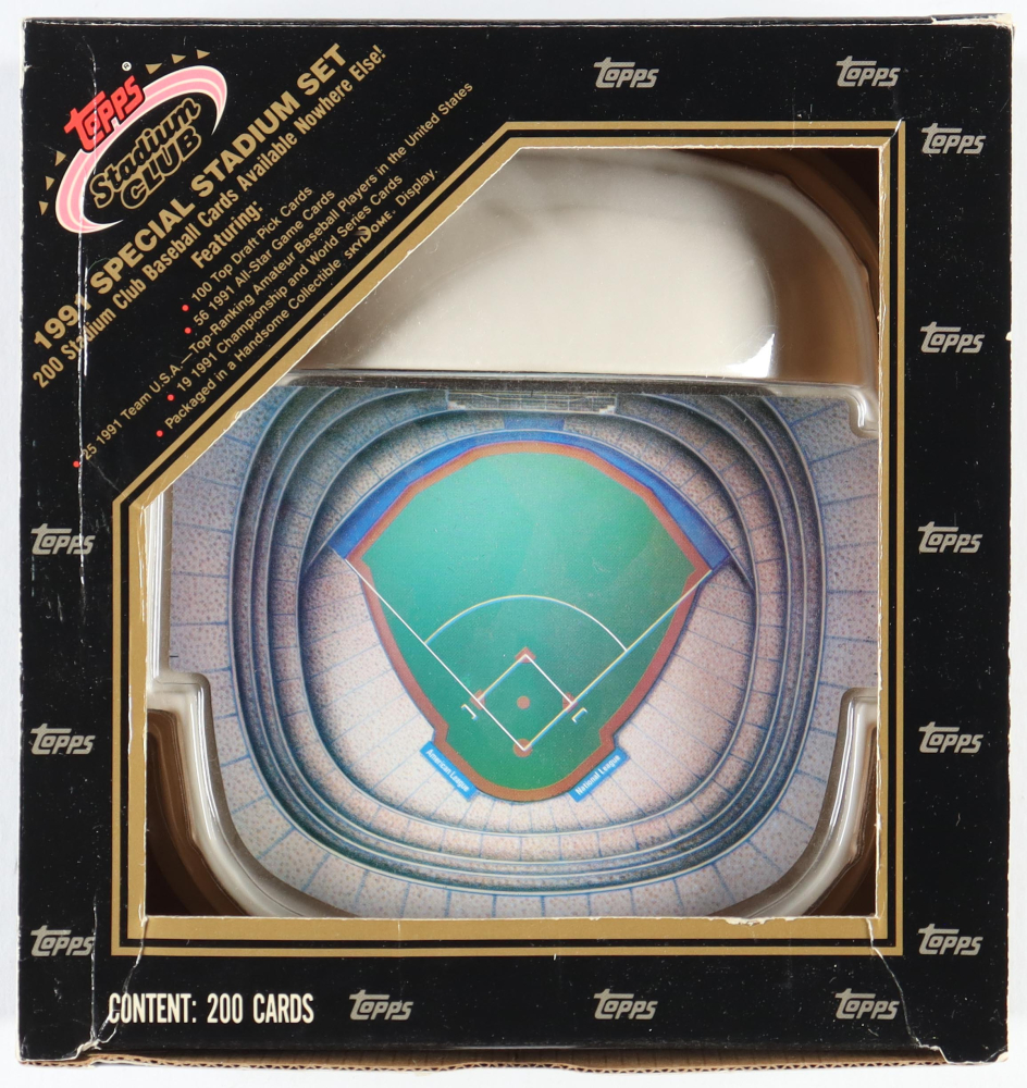 1991 Topps Stadium Club Dome Baseball Box Set | Pristine Auction