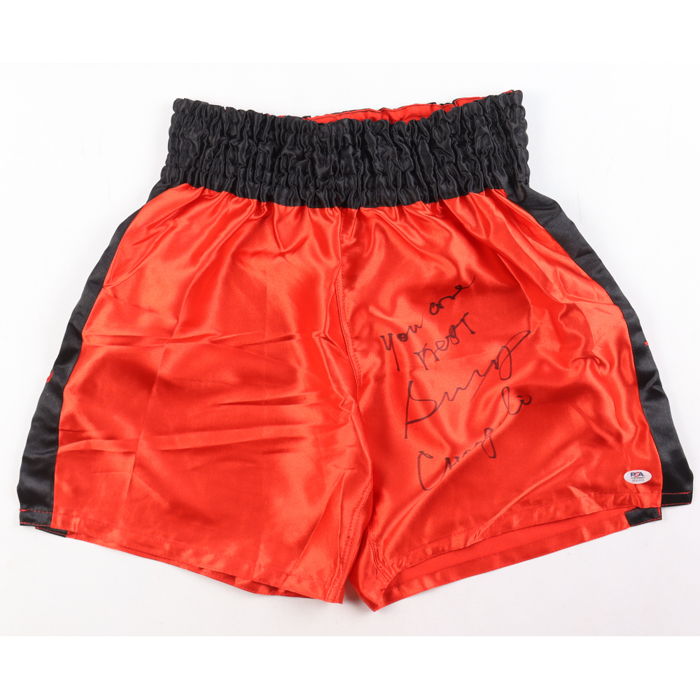 Bolo Yeung Signed Trunks Inscribed " You Are Next" & "Chong Li" (PSA ...