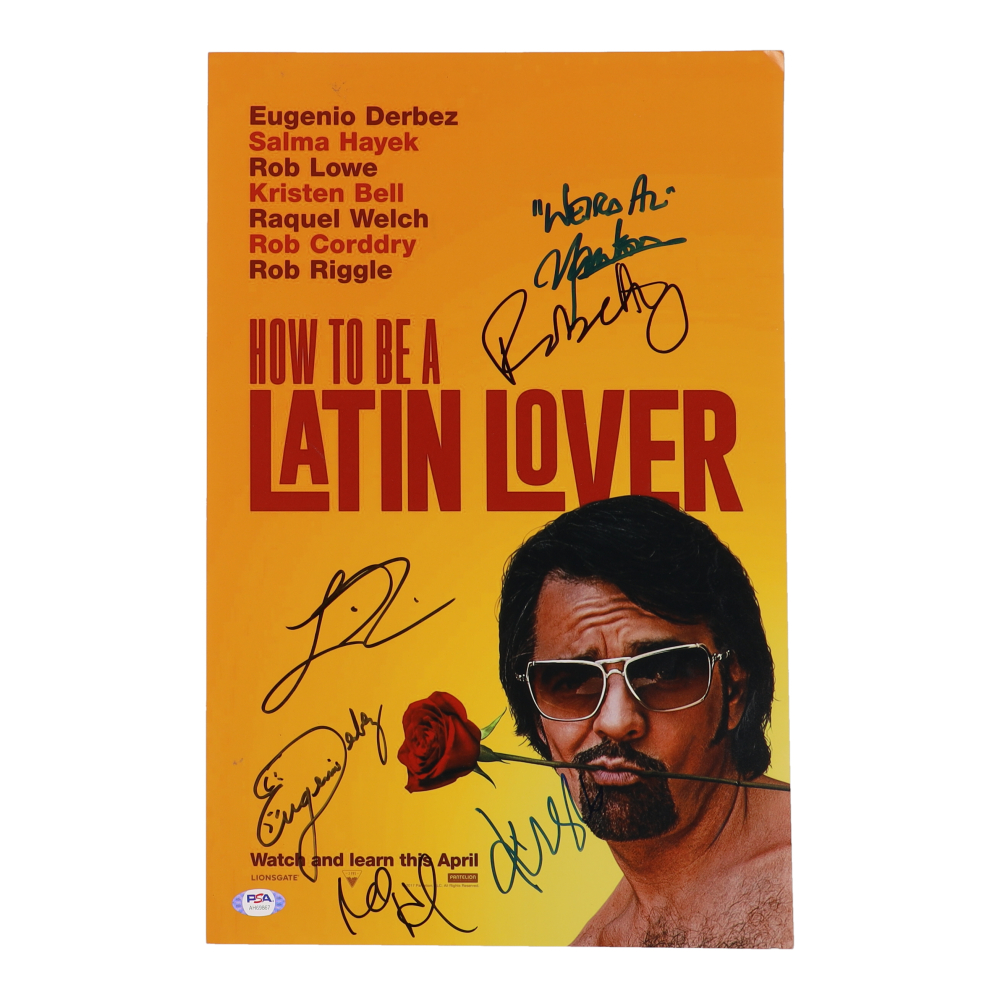 "How to Be a Latin Lover" 11x17 Movie Poster Print Signed by (6) with ...