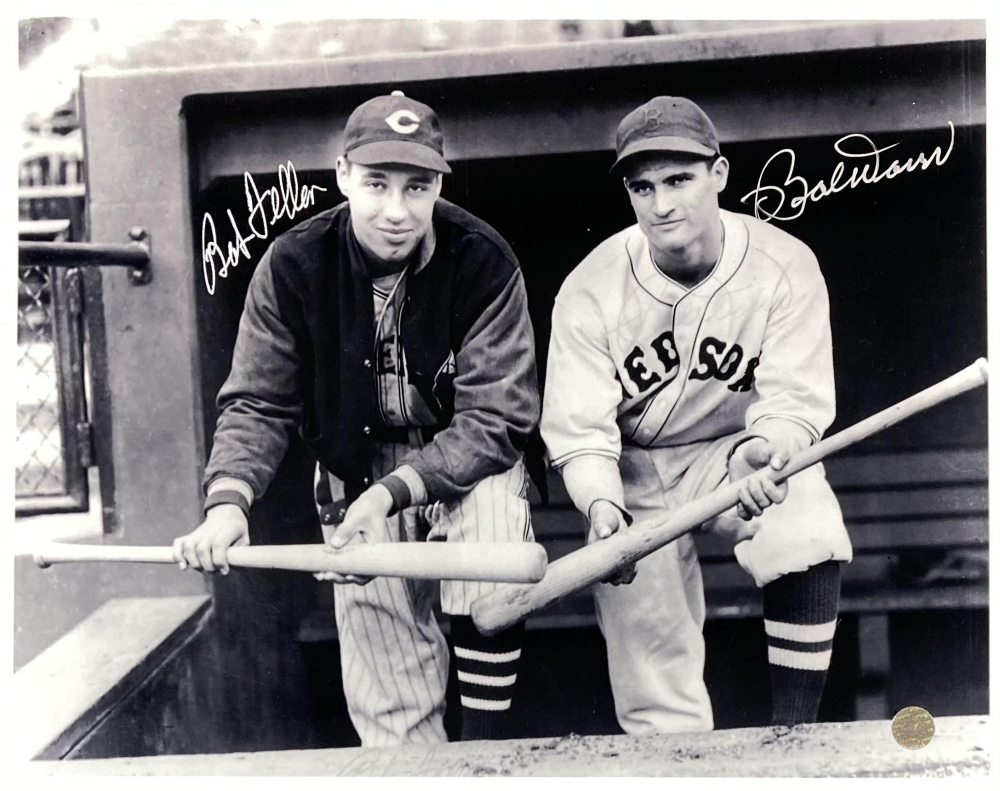Bob Feller & Bobby Doerr Signed 8x10 Photo (Steiner) | Pristine Auction