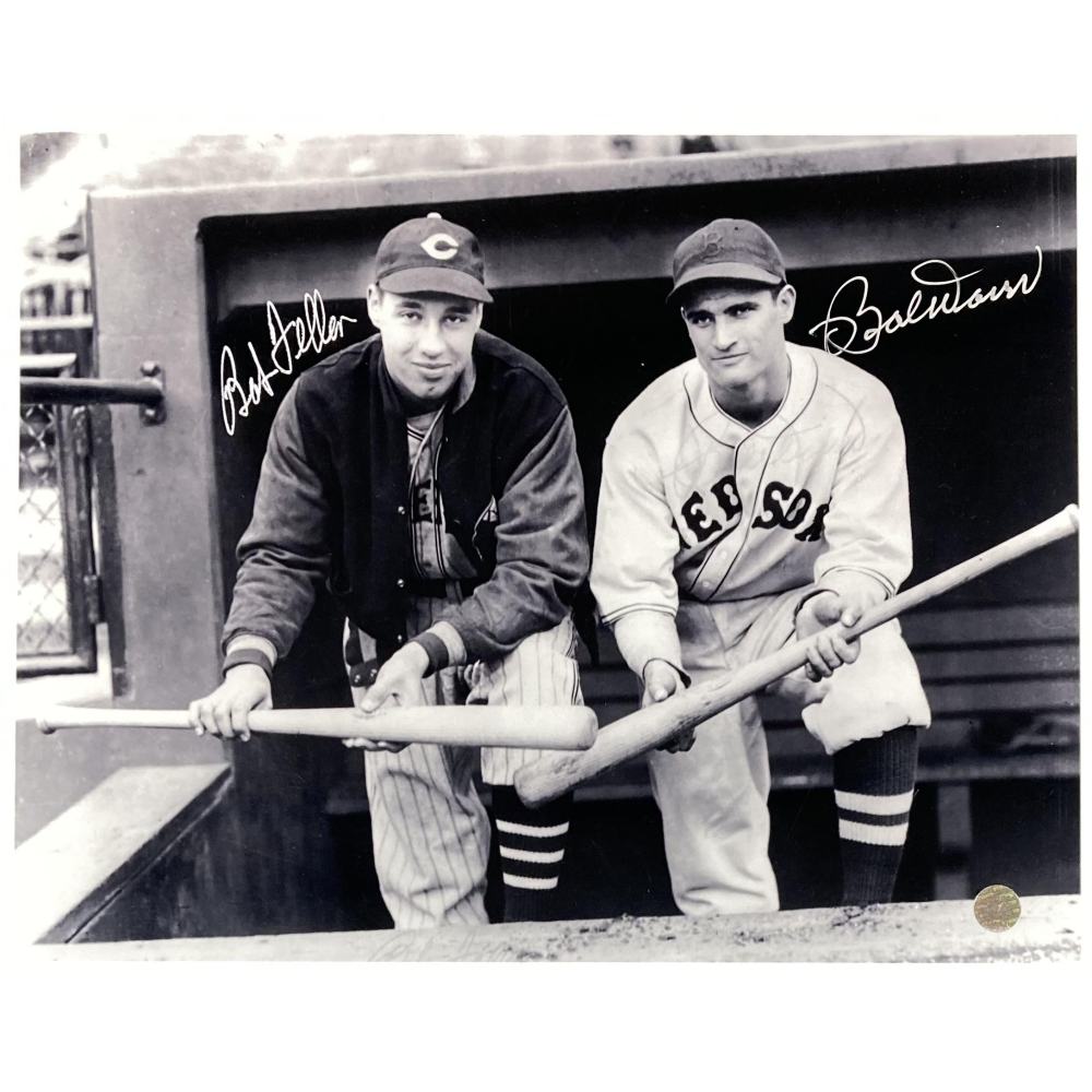 Bob Feller & Bobby Doerr Signed 8x10 Photo (Steiner) | Pristine Auction