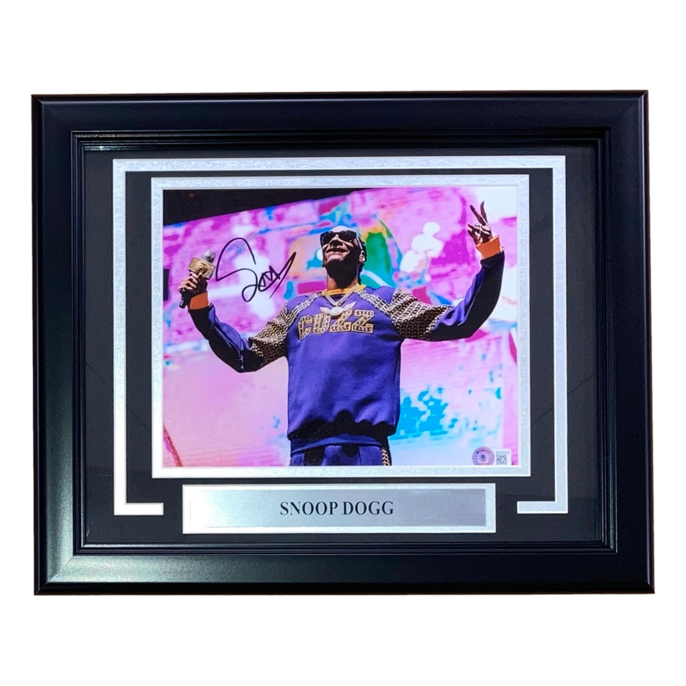 Snoop Dogg Signed Custom Framed Photo (Beckett) | Pristine Auction