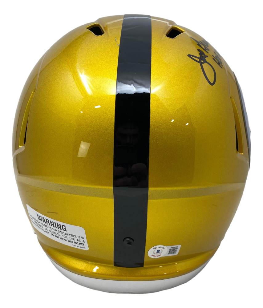 Joe Greene Signed Steelers Full-Size Flash Alternate Speed Helmet ...