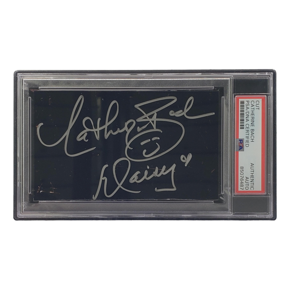 Catherine Bach Signed "The Dukes of Hazzard" Cut Inscribed "Daisy" (PSA ...