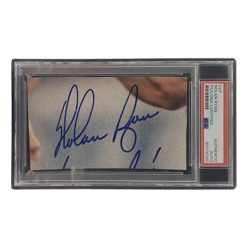 Nolan Ryan Signed Cut (PSA) | Pristine Auction