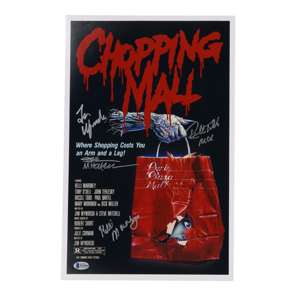 "Chopping Mall" 11x17 Movie Poster Print Signed by Kelli Maroney, Jim ...
