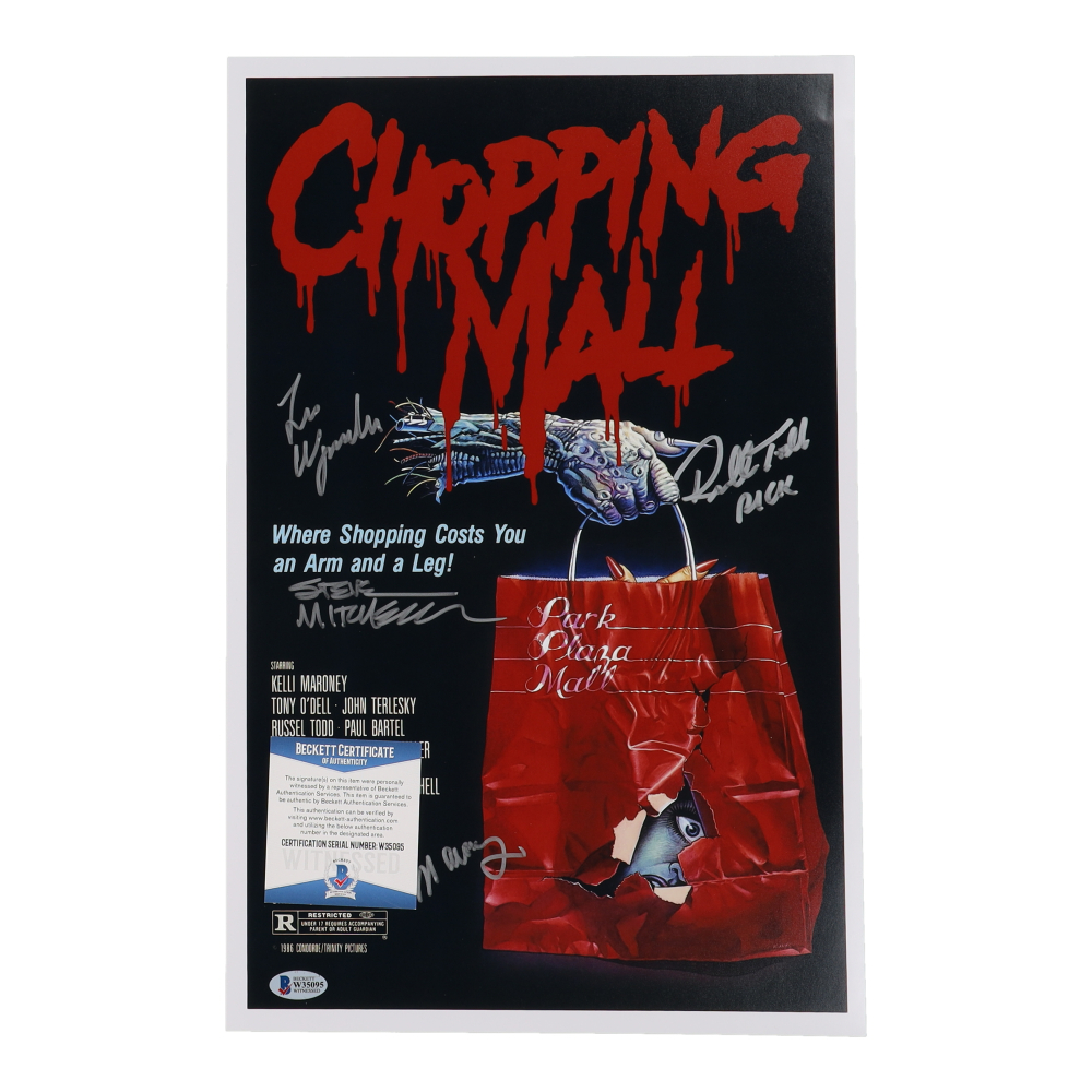 "Chopping Mall" 11x17 Movie Poster Print Signed by Kelli Maroney, Jim ...