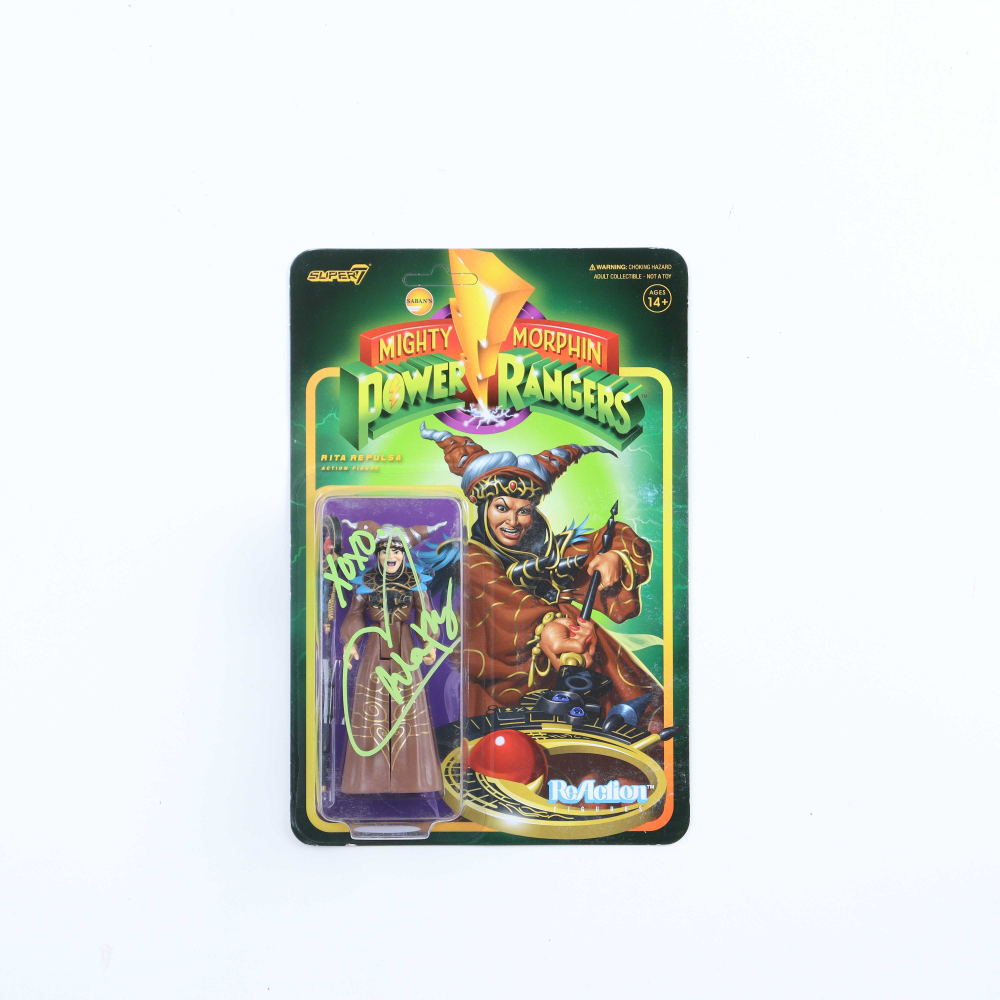 Carla Perez Frank Signed Mighty Morphin Power Rangers "Rita Repulsa ...