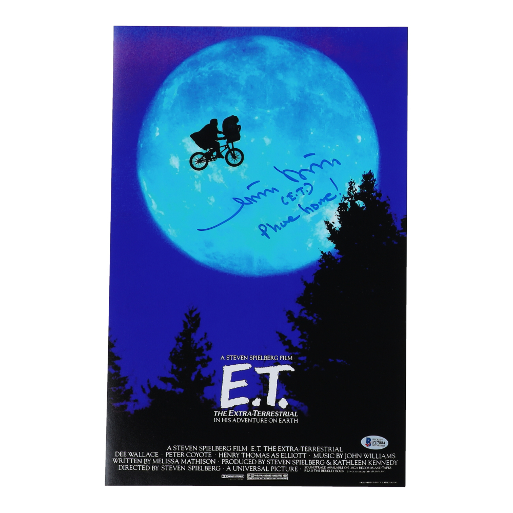 Matthew Demeritt Signed "E.T." 11x17 Photo Inscribed "Phone home ...