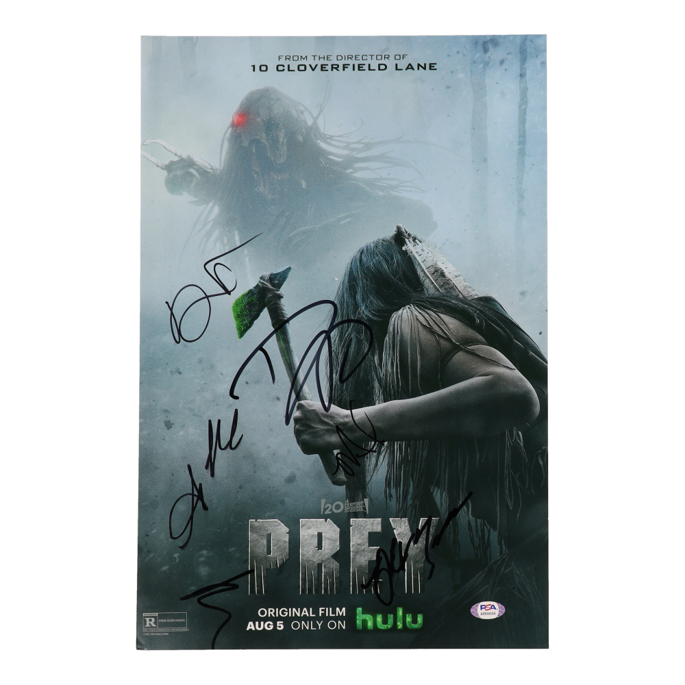 "Prey" 12x18 Movie Poster Print Signed by (6) with Amber Midthunder ...